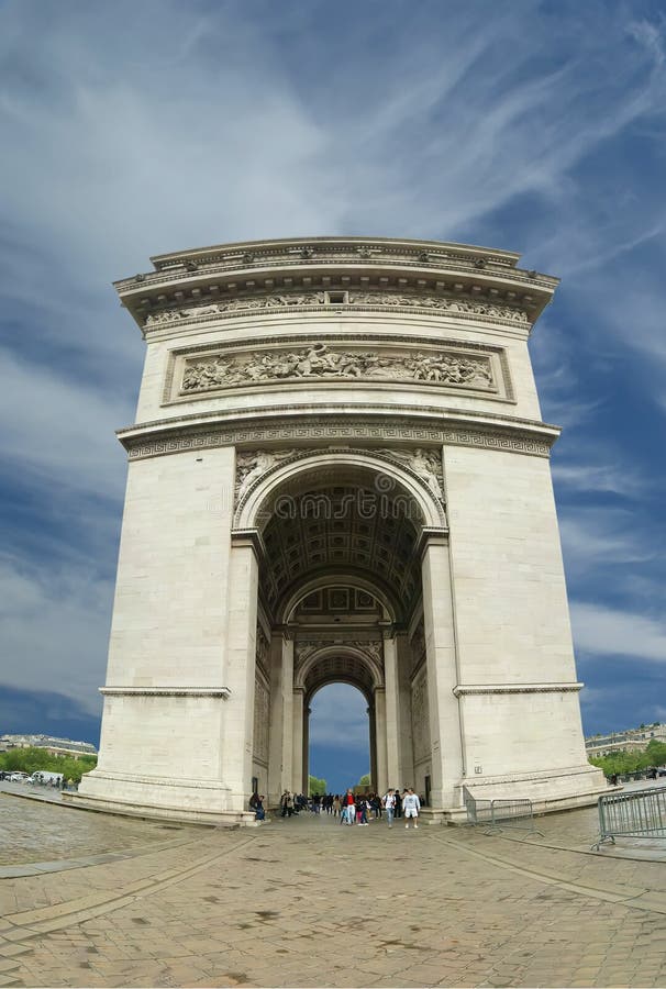Arc De Triomphe, Paris, France Editorial Photo - Image of french ...