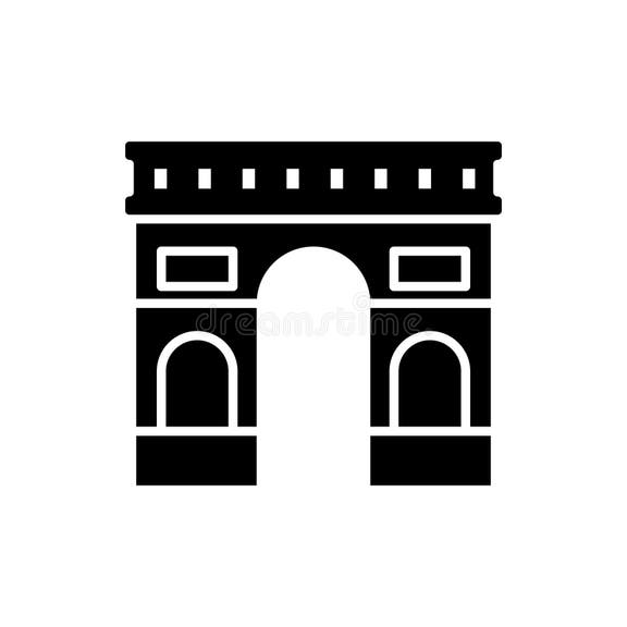 Arc de triomphe stock vector. Illustration of destination - 362477521