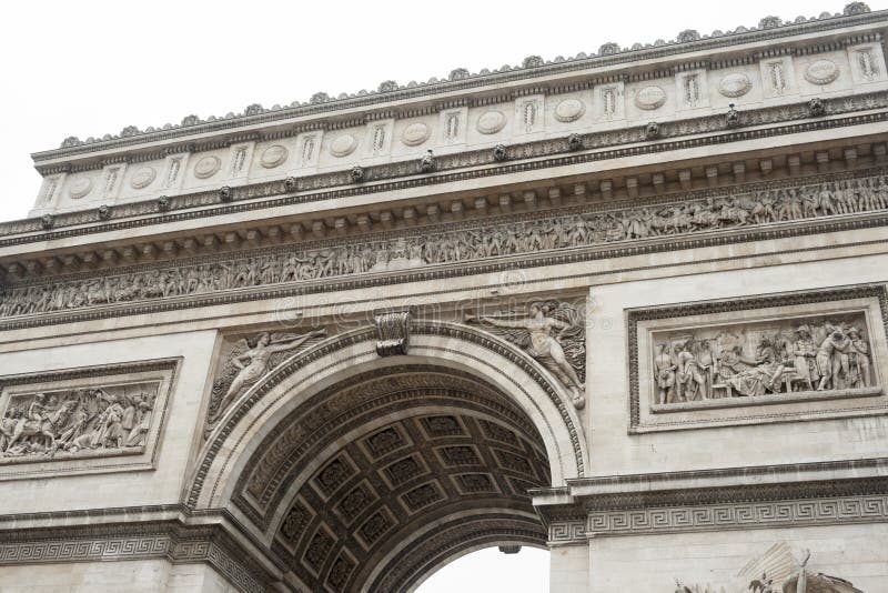 Arc de triumph detail stock photo. Image of details, stone - 89300048