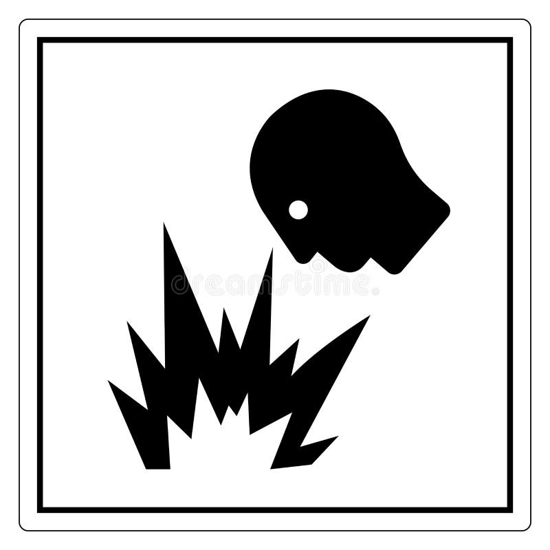 Arc Flash Hazard Eye Flying Light Symbol Sign, Vector Illustration ...