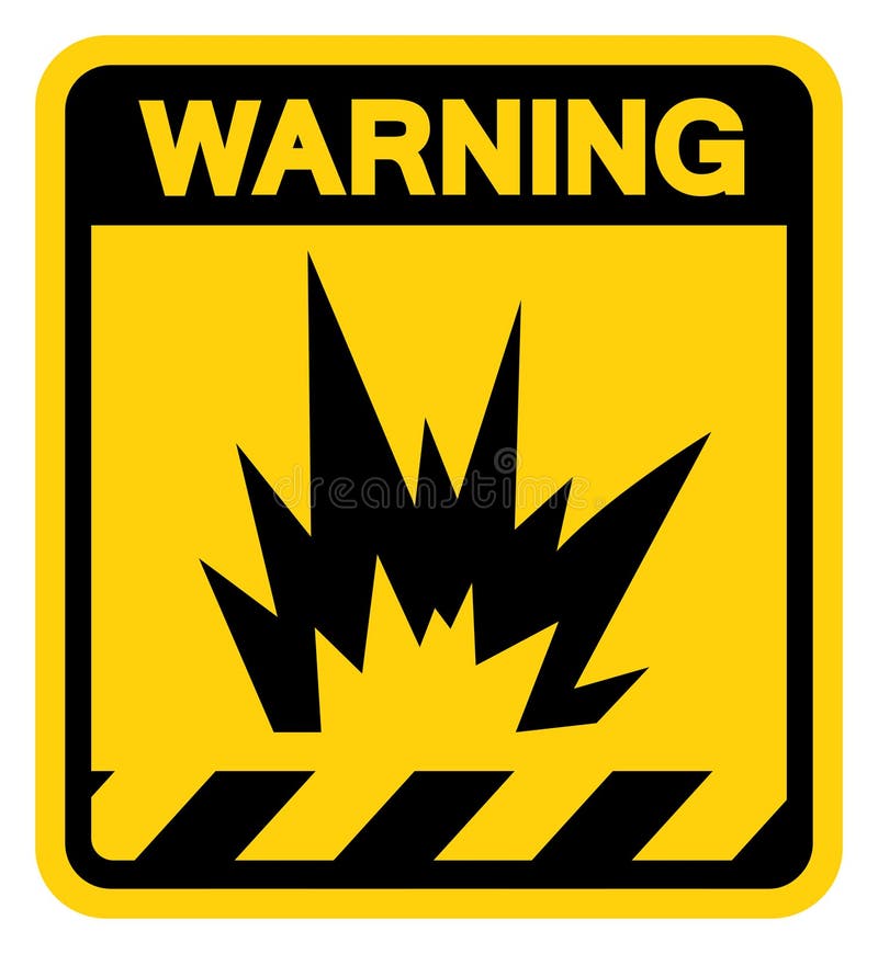 Arc Flash Hazard Warning Sign, Vector Illustration, Isolate on White ...