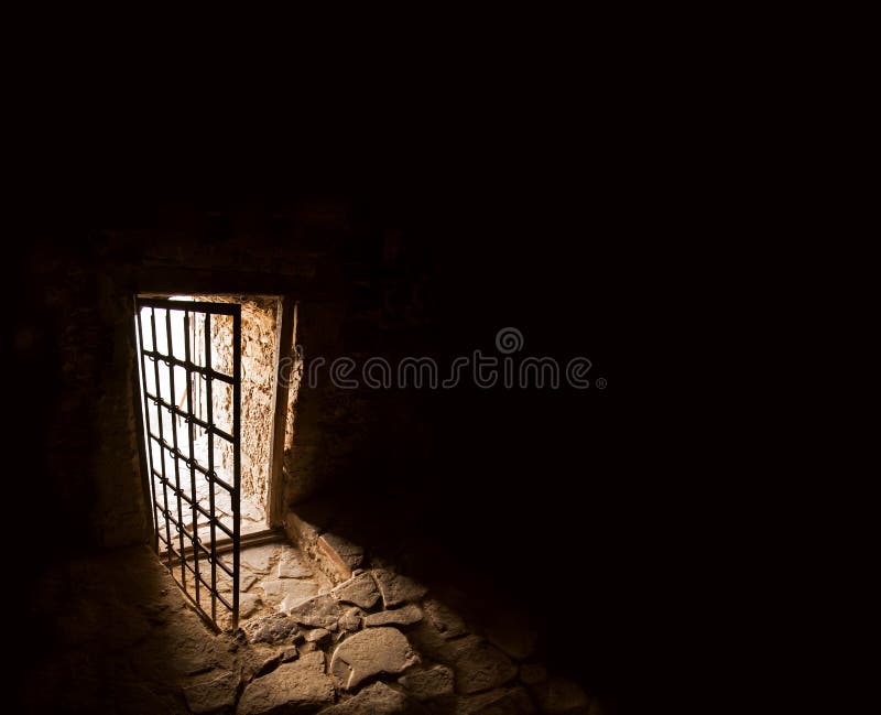 Jail Cell Door Open Black Background Stock Photos - Free & Royalty-Free ...