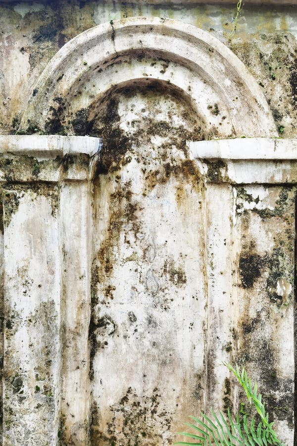 Arc Stucco Decoration on the Concrete Wall Stock Photo - Image of ...