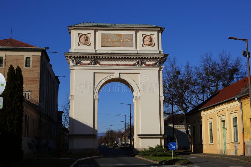 The Arc of Triumph in Vac,Hungary,24 Nov 2015 Stock Photo - Image of ...