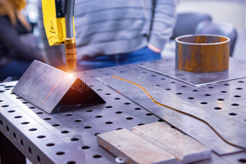 Working Laser PCB Processing Machine Stock Image - Image of ...