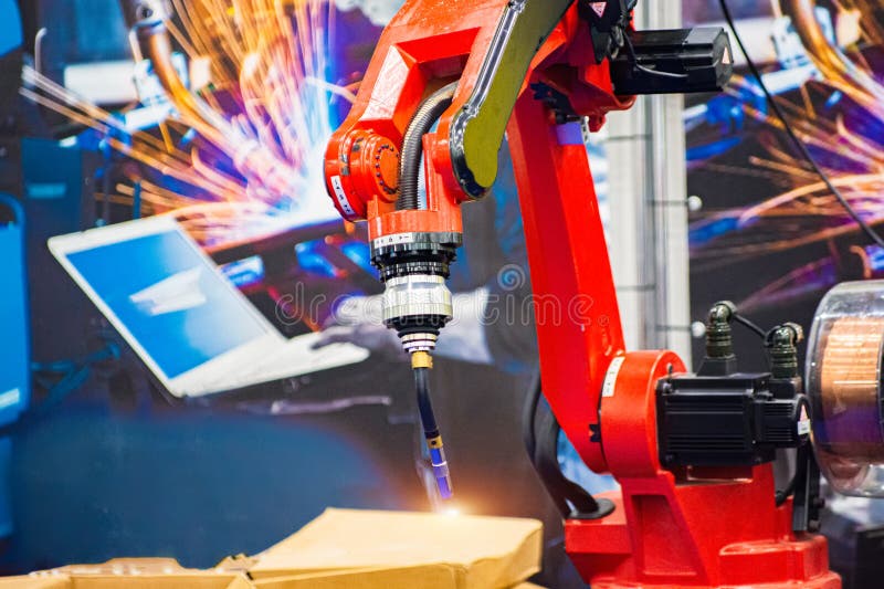 Working Laser PCB Processing Machine Stock Image - Image of ...