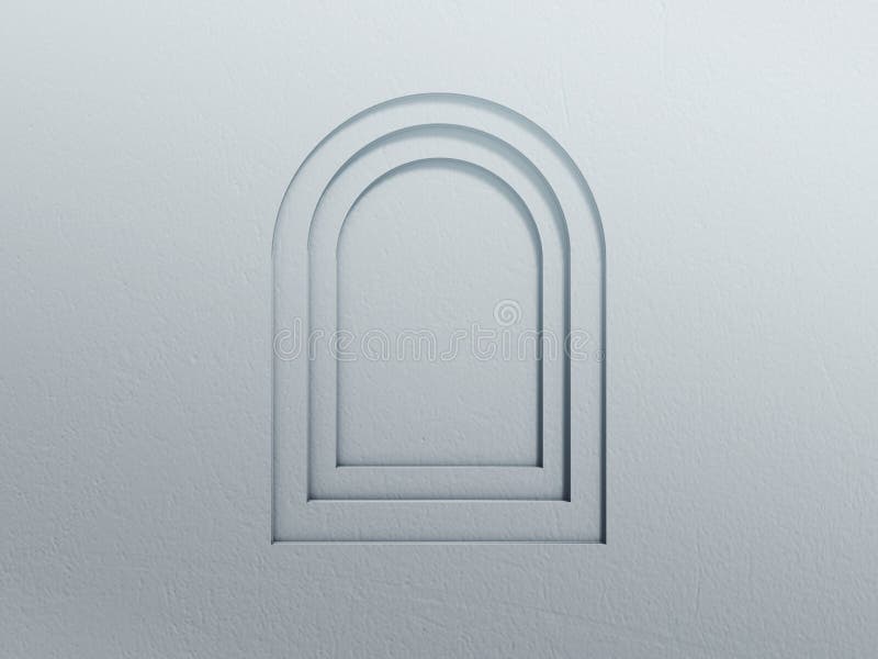 Arc window wall background stock illustration. Illustration of bump ...