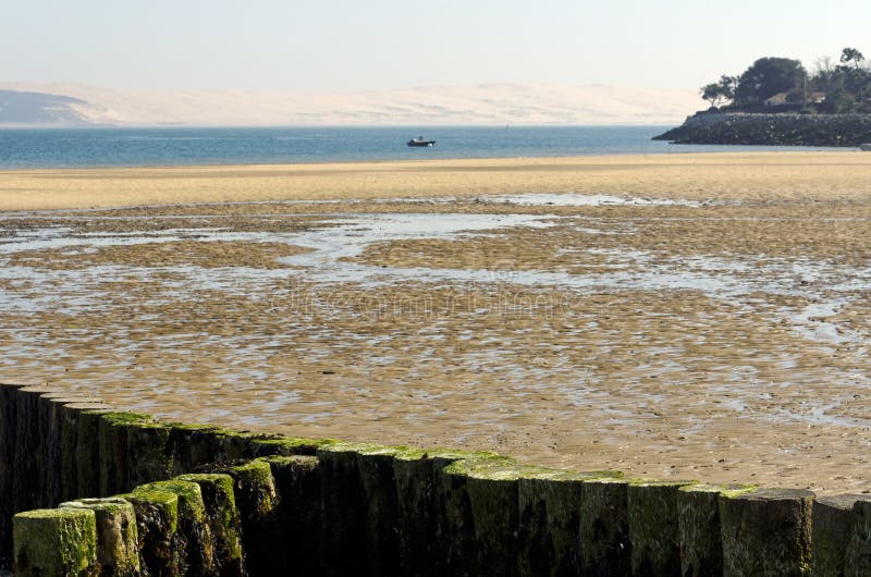 Arcachon bay stock image. Image of tourism, sand, tide - 27189465