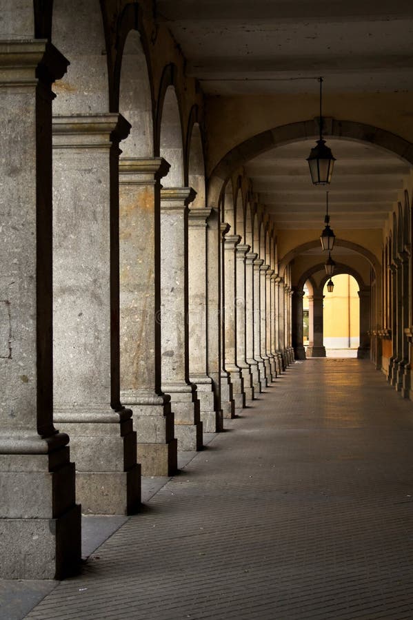 Arcade stock photo. Image of deep, colonnade, access, column - 2298652