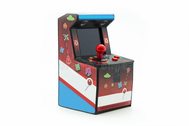 Retro arcade machine stock photo. Image of computer, arcade - 48538838