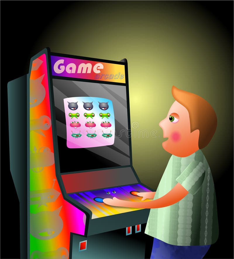 Arcade boy stock illustration. Illustration of games, lifestyle - 778263