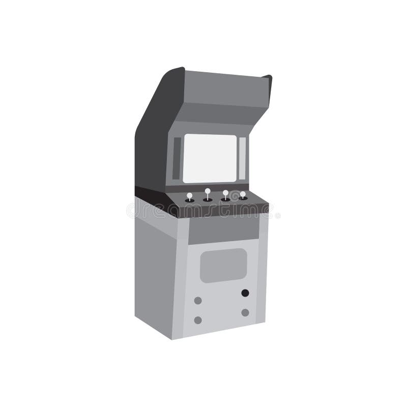 Arcade Cabinet Black Icon Vector Design Illustration Stock Vector ...