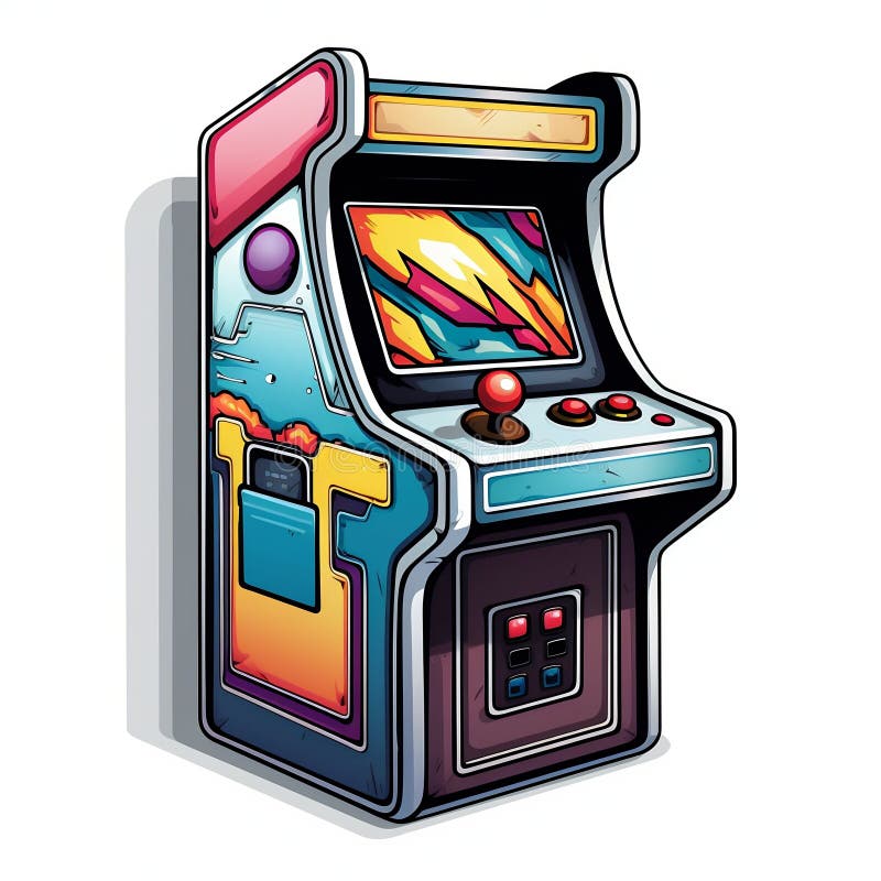 Arcade Cabinet Stock Illustrations – 759 Arcade Cabinet Stock ...