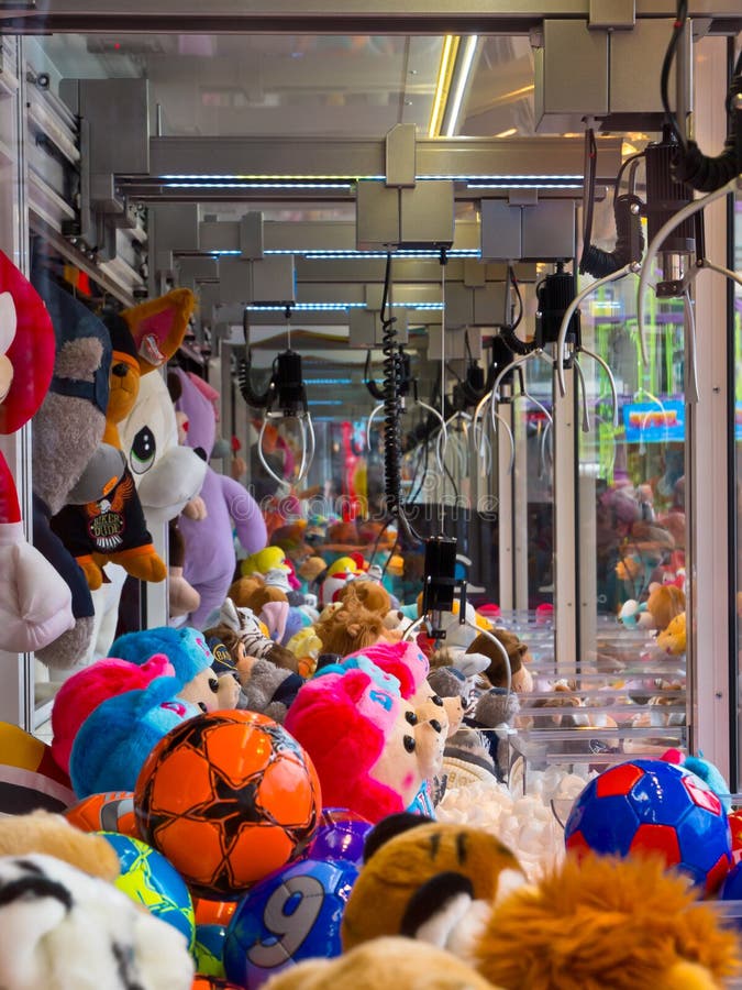 Arcade Claw Machine Toys Crane Game Editorial Image - Image of ...