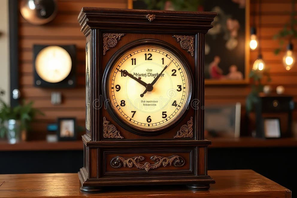 Arcade Clock Redesign stock illustration. Illustration of analog ...