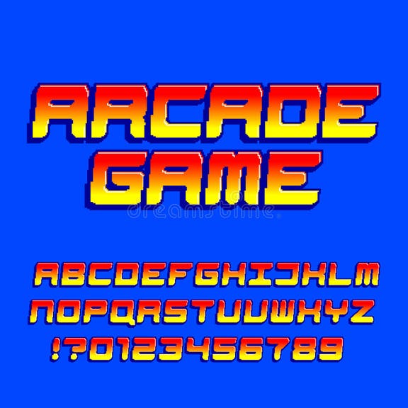 Arcade Font Stock Illustrations – 2,762 Arcade Font Stock Illustrations ...