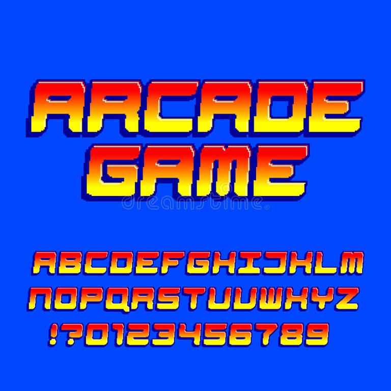 Arcade Font Stock Illustrations – 3,991 Arcade Font Stock Illustrations ...