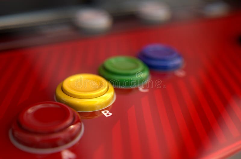 Arcade Control Panel stock illustration. Illustration of gaming - 78361811