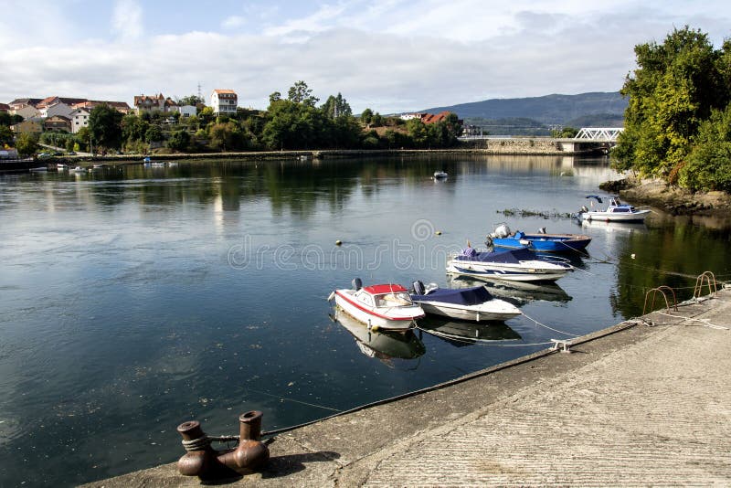 Arcade, Galicia, Spain stock image. Image of water, historic - 105654275