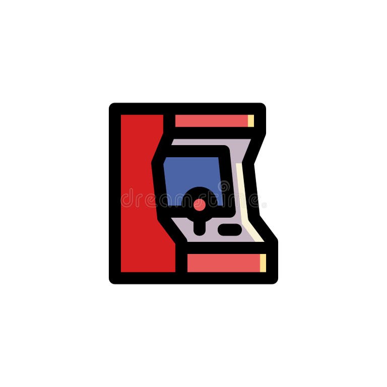 Arcade Game Icon stock vector. Illustration of electronics - 266543232