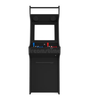 Arcade Machine Front View Stock Illustrations – 28 Arcade Machine Front ...