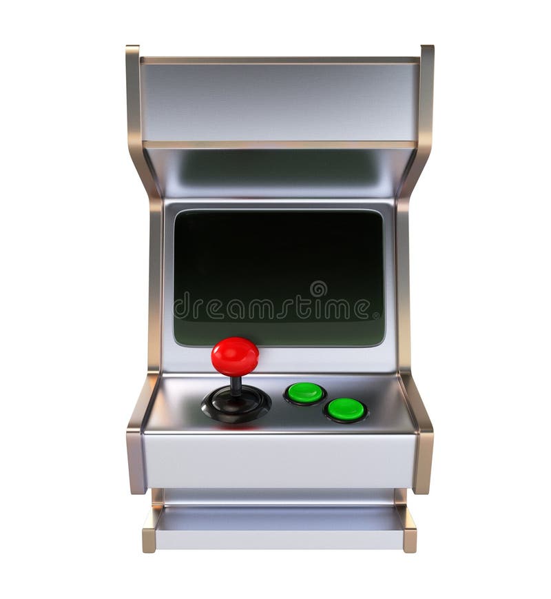 Arcade Game Machine stock image. Image of joystick, console - 56676131