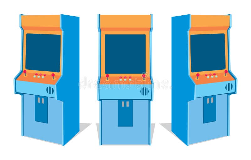 Arcade game machine stock vector. Illustration of score - 85805812