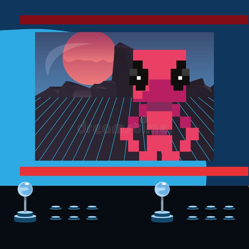 Video game retro stock illustration. Illustration of icon - 147949701