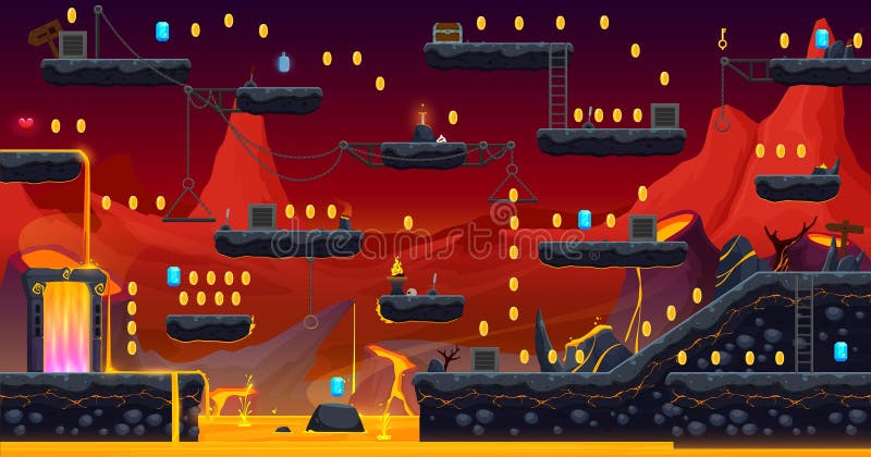 Lava Platforms Stock Illustrations – 55 Lava Platforms Stock ...