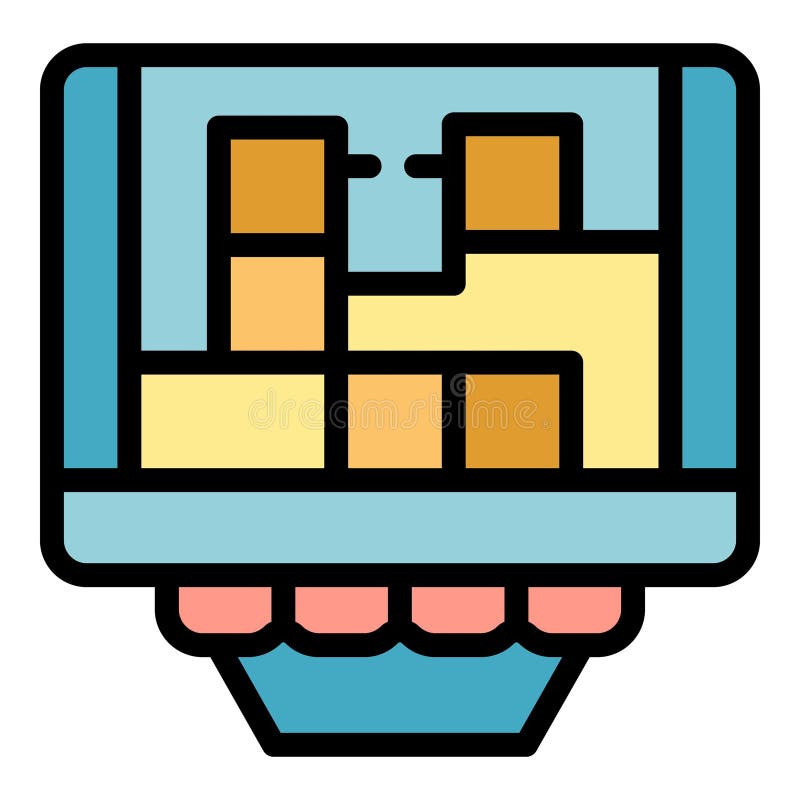 Gameplay Interface Icon Outline Vector. Casino Arcade Stock Vector ...