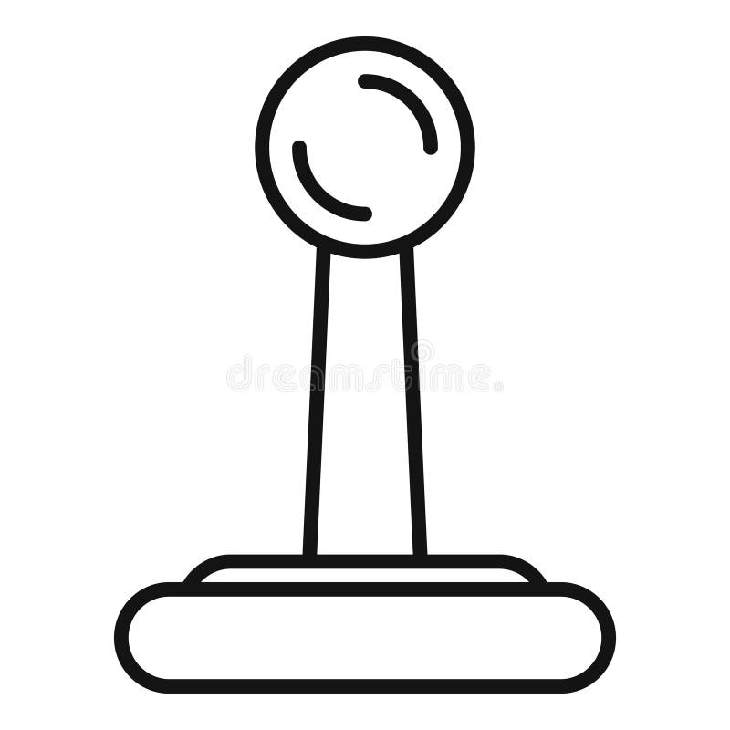 Arcade Joystick Control Device Icon Showing Gaming Entertainment Stock ...