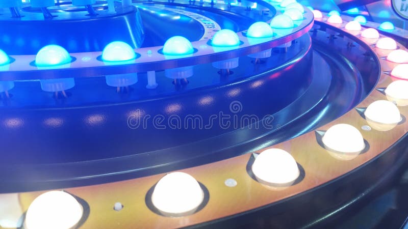Arcade lights stock image. Image of illuminations, amber - 33725371