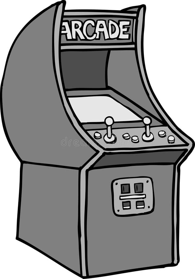 Arcade Machine stock vector. Illustration of stand, gamer - 21225608