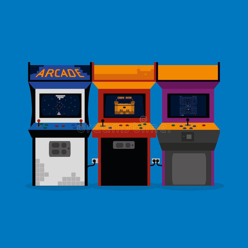 Arcade machine design stock vector. Illustration of lifestyle - 109834806