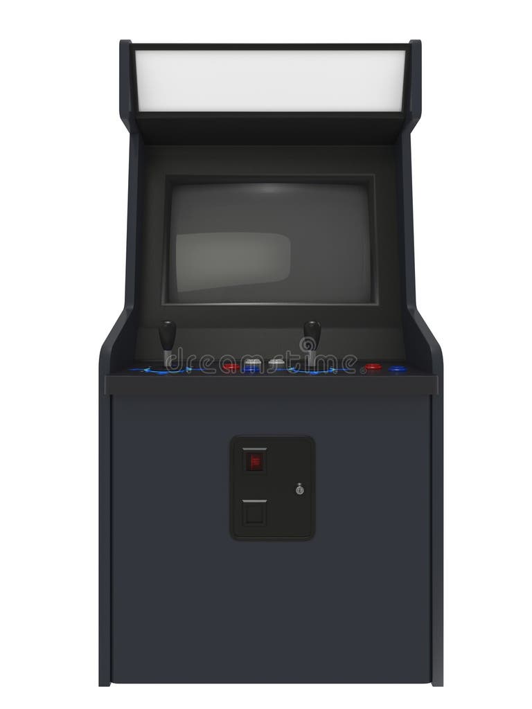 Arcade Machine Front View Stock Illustrations – 57 Arcade Machine Front ...