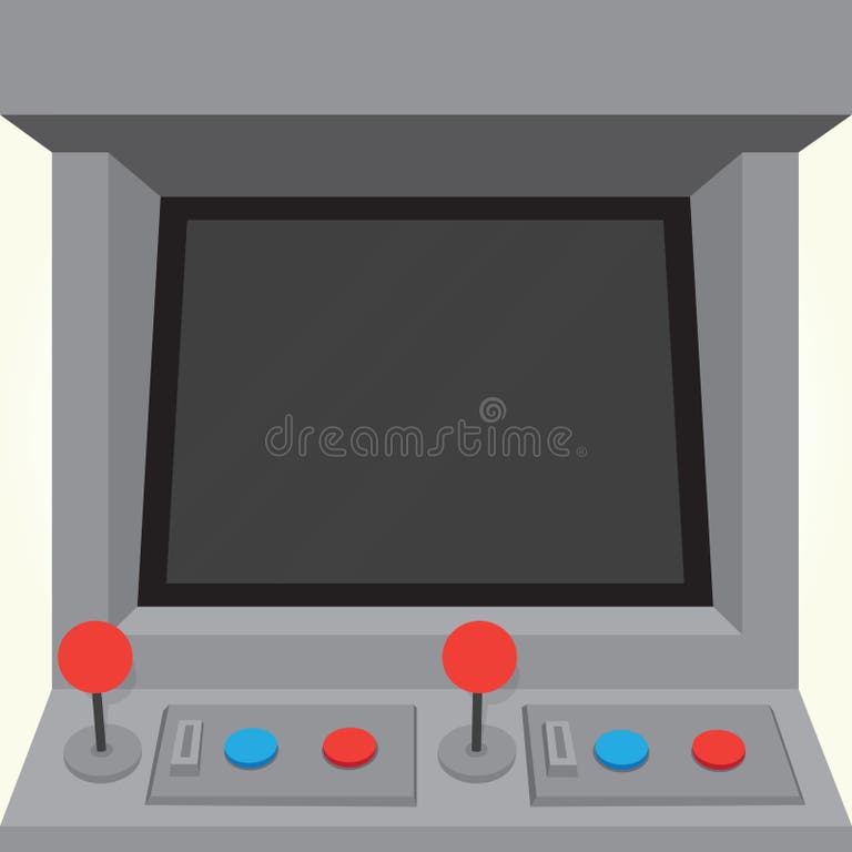 Arcade Machine Cartoon Stock Illustrations – 2,708 Arcade Machine ...