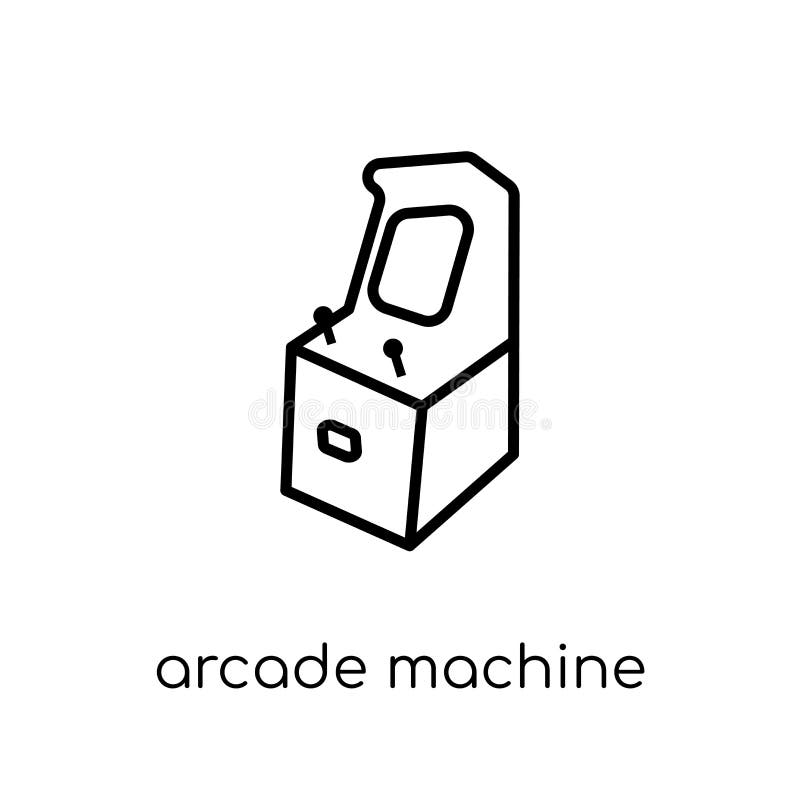 Arcade Linear Icon. Modern Outline Arcade Logo Concept On White Stock ... Arcade Linear Icon. Modern Outline Arcade Logo Concept On White Stock ...