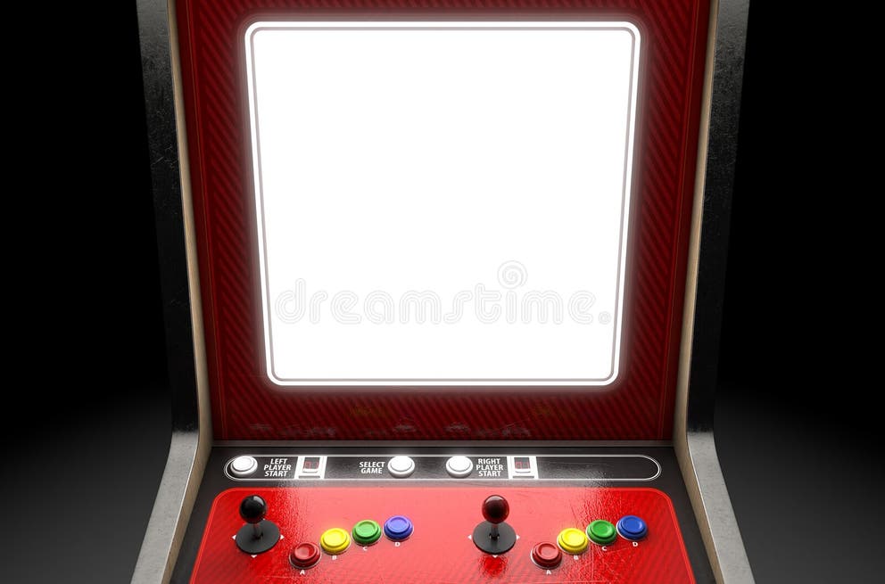 Arcade Machine Screen illustration stock. Illustration du contrôle ...