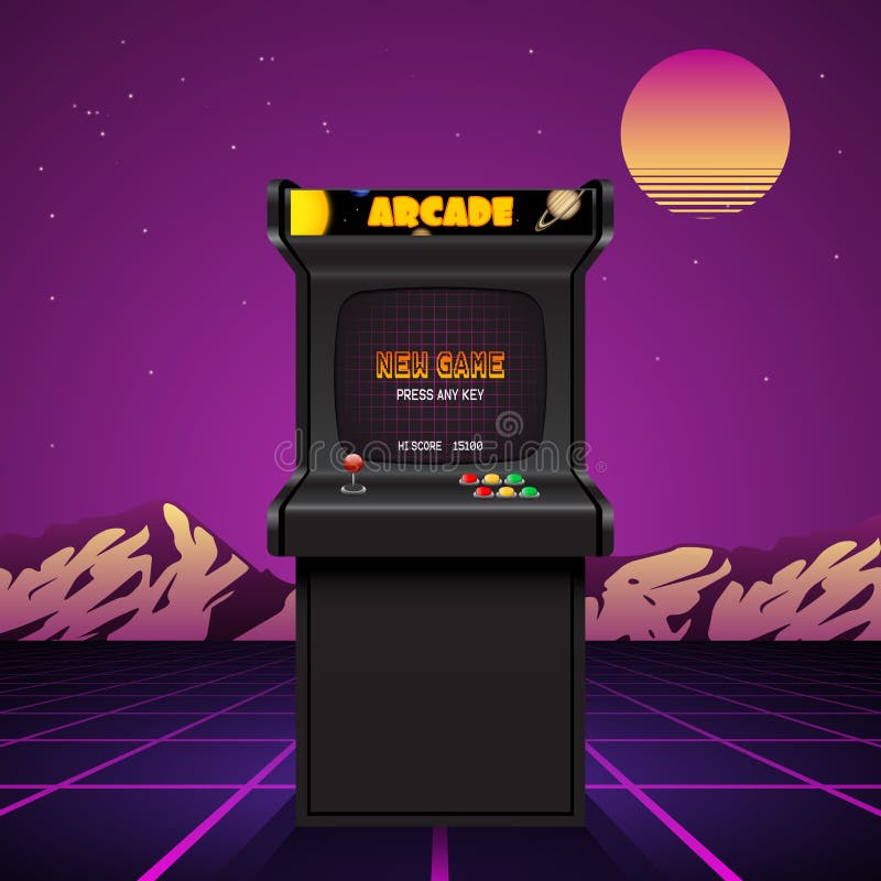 Arcade Machine Stock Illustrations – 8,904 Arcade Machine Stock ...