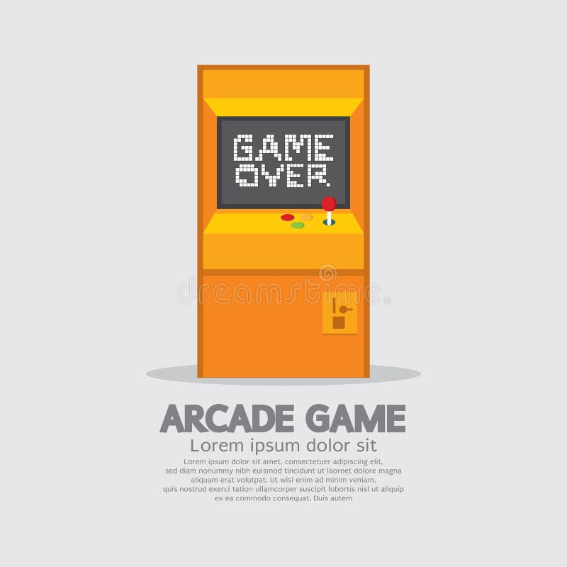 Arcade Machine stock vector. Illustration of controller - 49110109