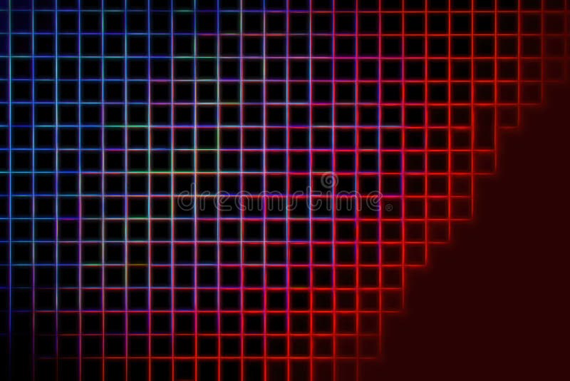 Arcade Neon Grid Texture Illustration Stock Illustration - Illustration ...