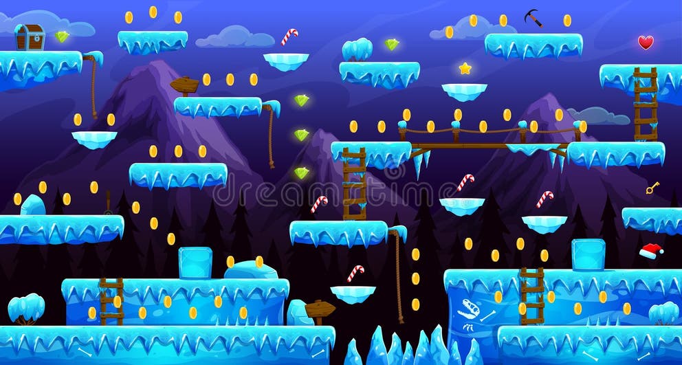 Arcade Game Level Map Interface Stock Illustrations – 320 Arcade Game ...
