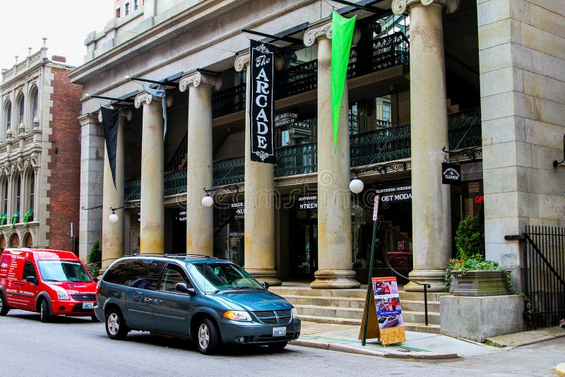 The Arcade. Providence, RI. Editorial Stock Image - Image of building ...