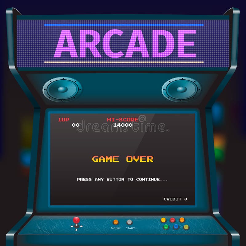 Arcade stock vector. Illustration of graphic, glossy - 83473884