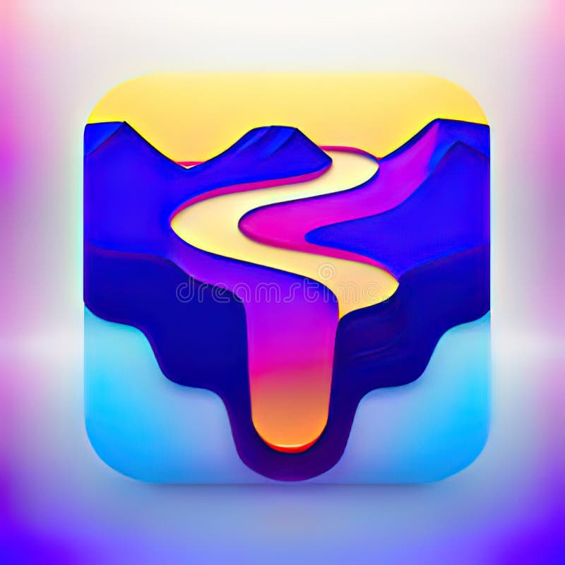 Arcade Software App Icon. Generative AI. Stock Photo - Image of ...
