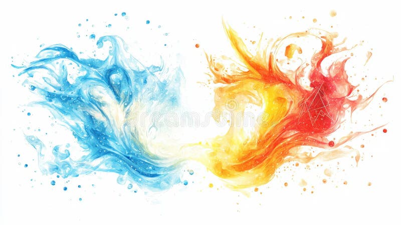 Arcane Explosion of Light Particles, Luminous Glyphs Spinning within ...