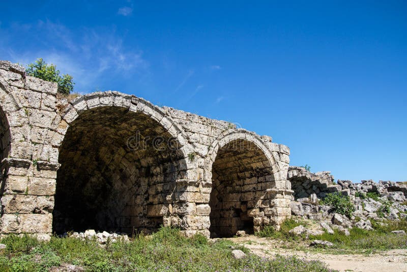 Arché Esteriori Della Biga Che Corre Stadio Fotografia Stock - Immagine ...