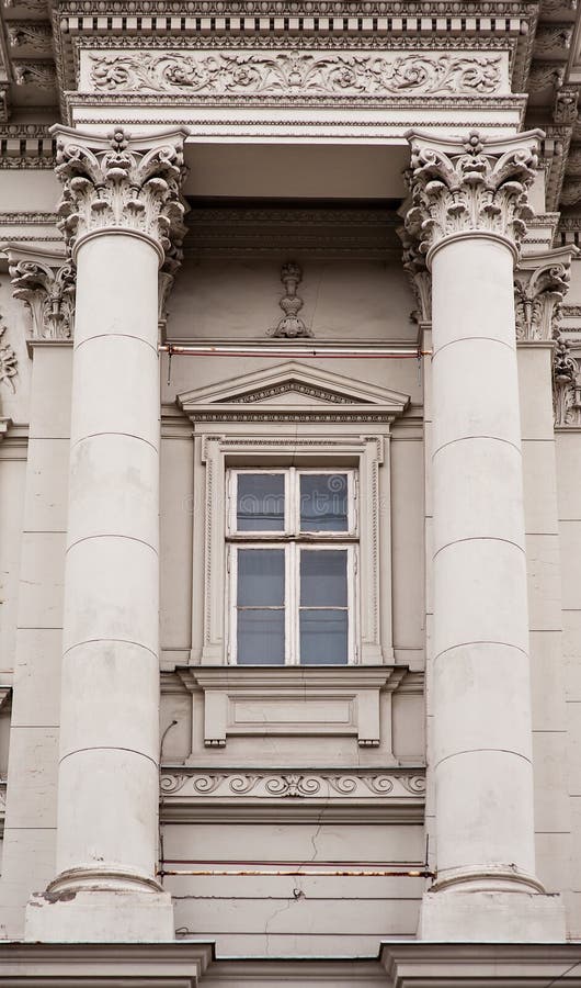 Arch Architectural Columns Classic Style Stock Image - Image of history ...