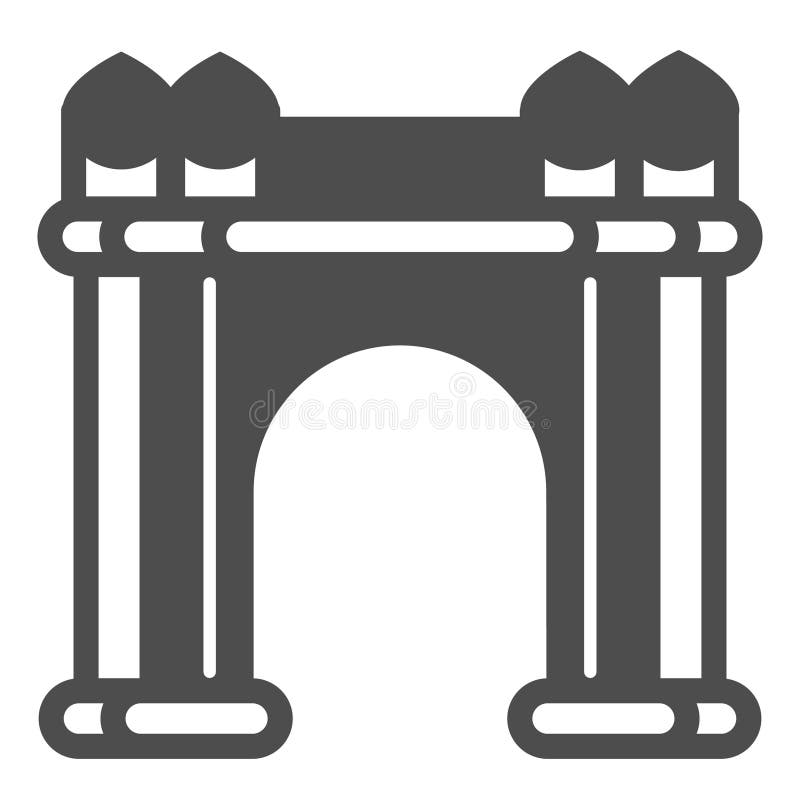 Arch, Architectural Structure Solid Icon, Architect Studio Concept ...