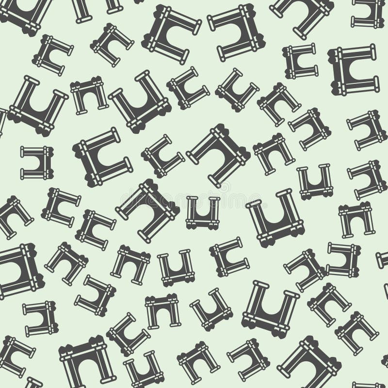 Arch, Architectural Structure Solid Seamless Pattern, Architect Studio ...